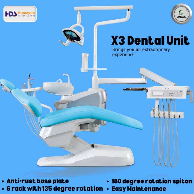 X1 Standard Dental Chair/Dental Unit - Humayun Dental Supplies